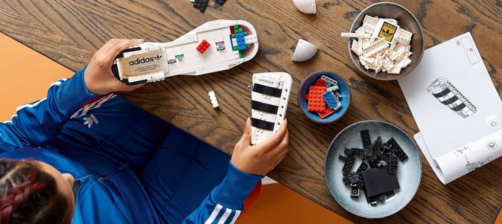 Collaboration between the LEGO and Adidas - Collabcollector